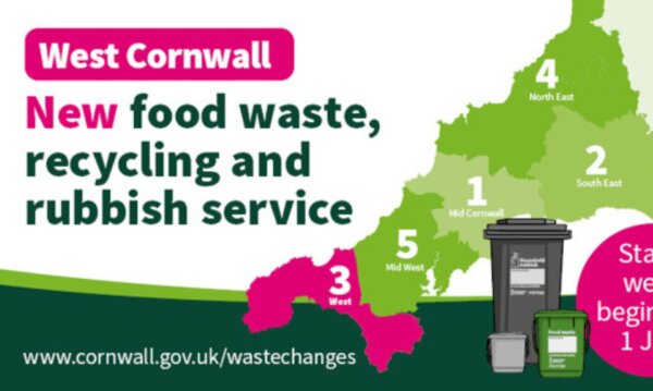 New Food Waste, Recycling and Rubbish Service Launched in West Cornwall ...