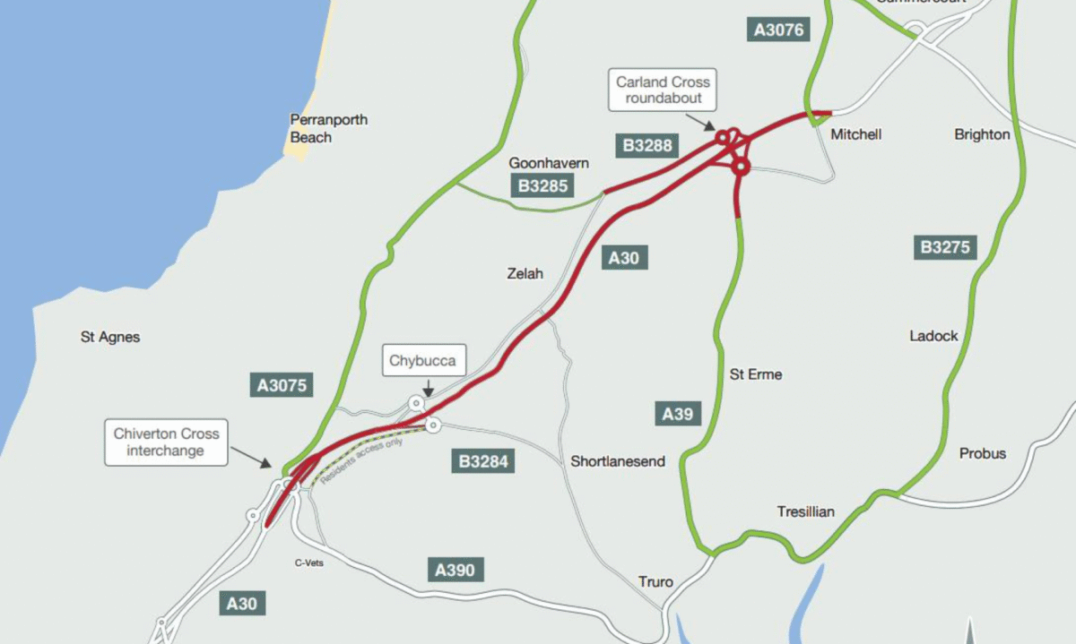 Drivers Warned: Major A30 Overnight Closures Start June 9th - Full ...