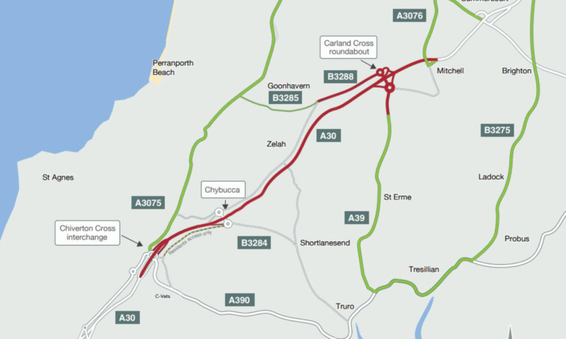 Drivers Warned: Major A30 Overnight Closures Start June 9th - Full ...