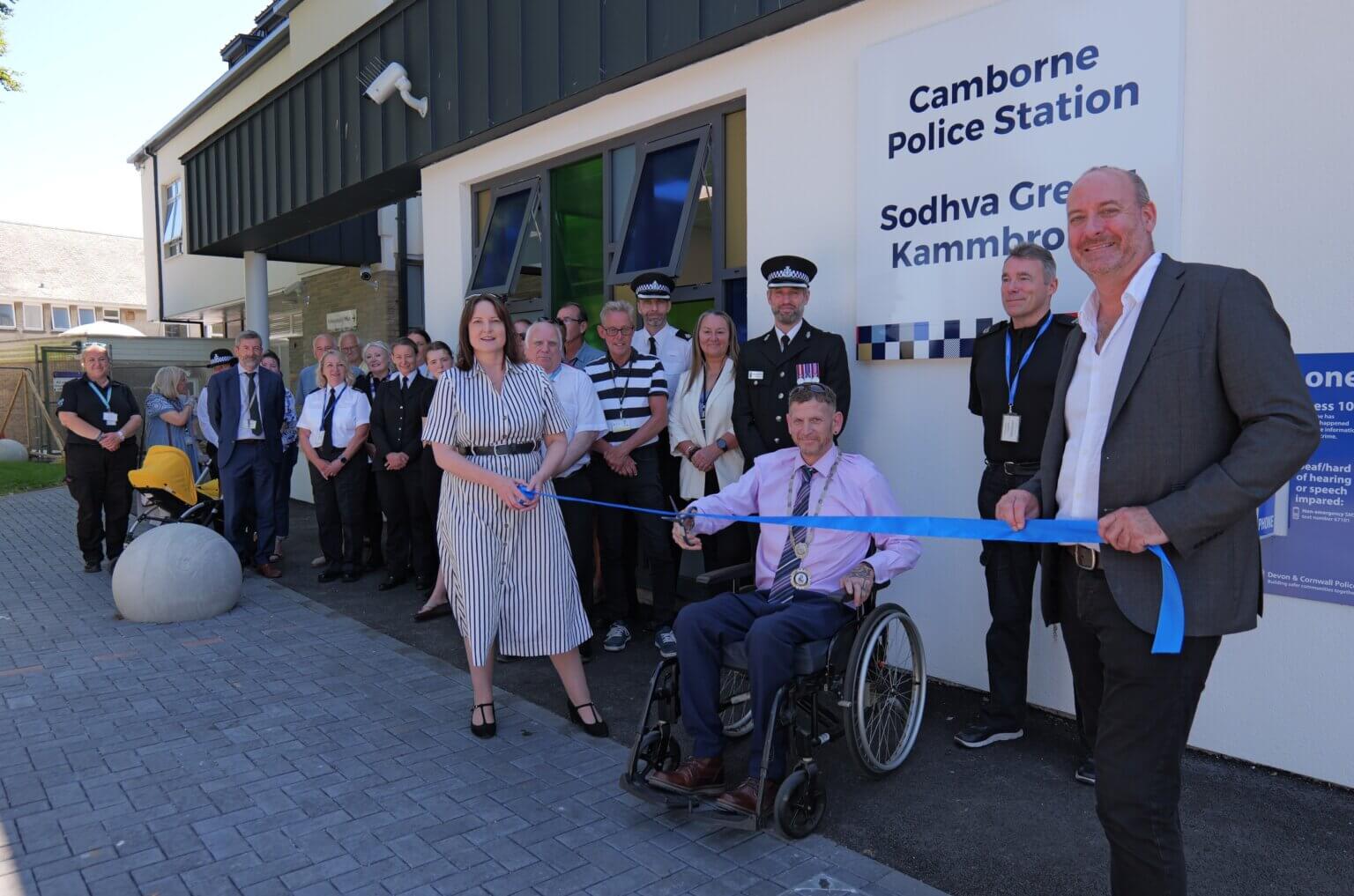 Camborne Celebrates Opening of New Police Enquiry Office - CornishStuff