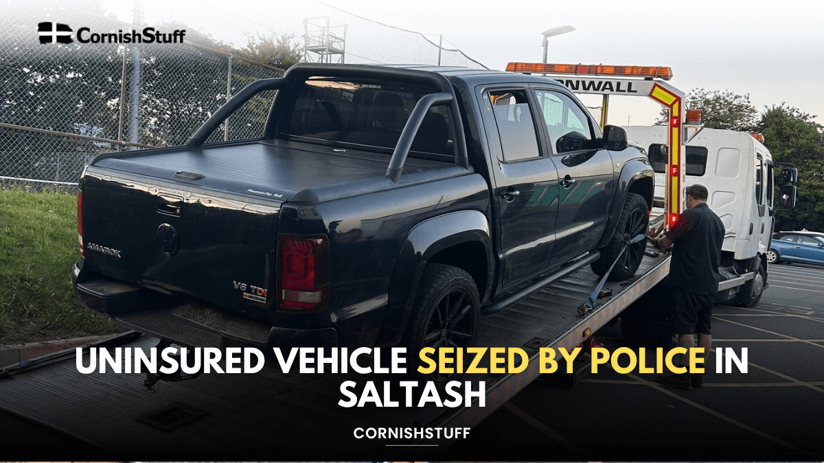 Uninsured Vehicle Seized by Police in Saltash - CornishStuff