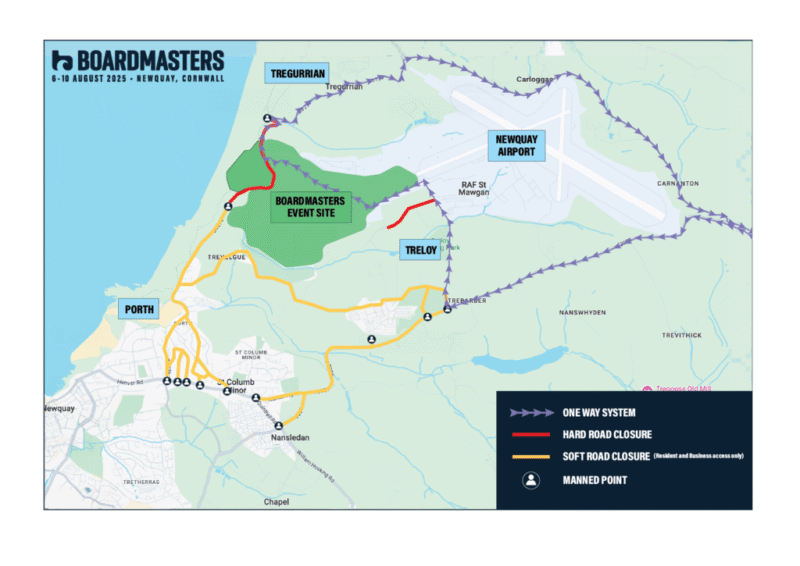 Boardmasters 2025 Traffic Management Plan Announced - CornishStuff