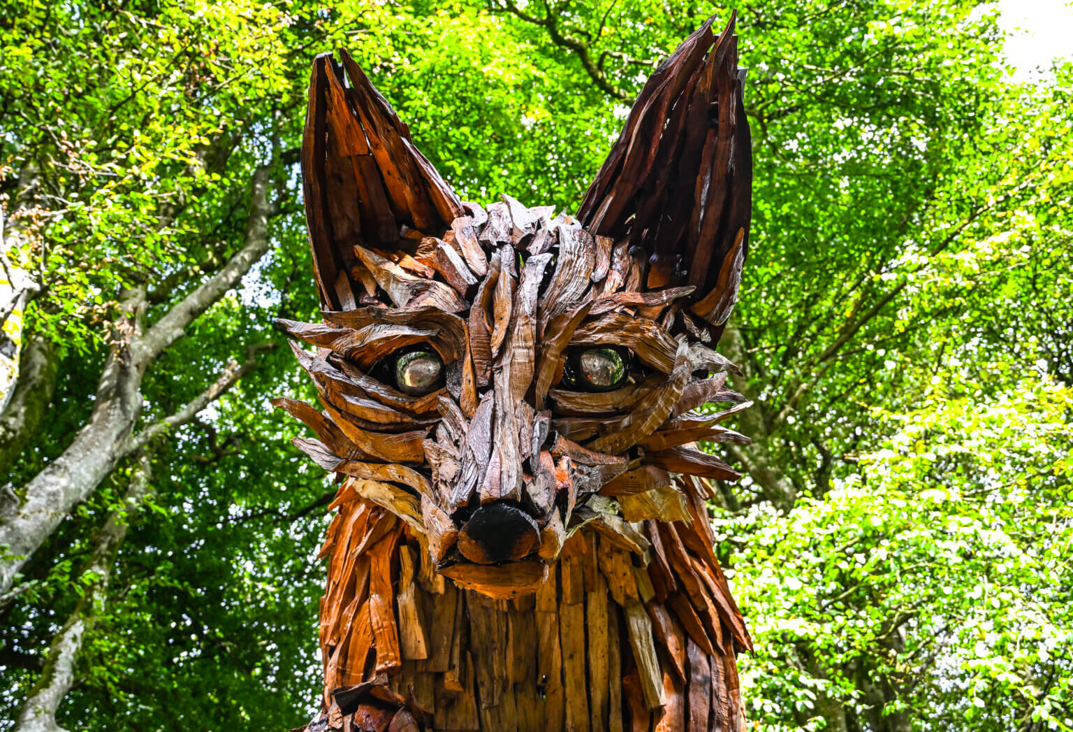 New Leaping Fox Sculpture Unveiled at The Lost Gardens of Heligan ...