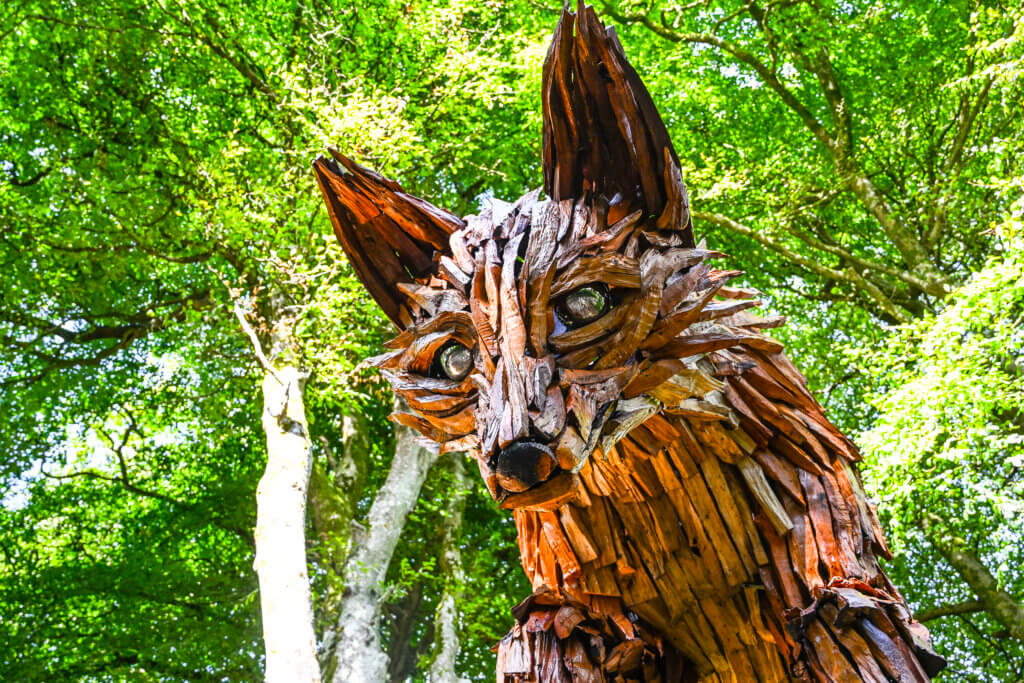 New Leaping Fox Sculpture Unveiled at The Lost Gardens of Heligan ...