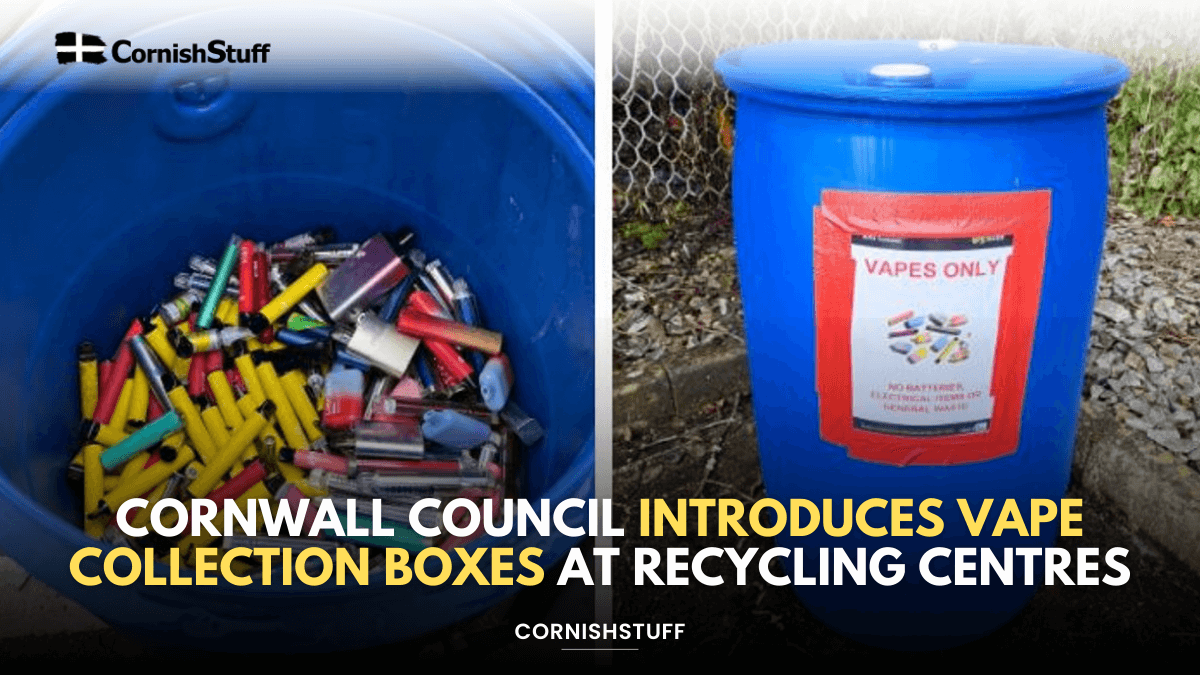 Cornwall Council Introduces Vape Collection Boxes at Recycling Centres ...