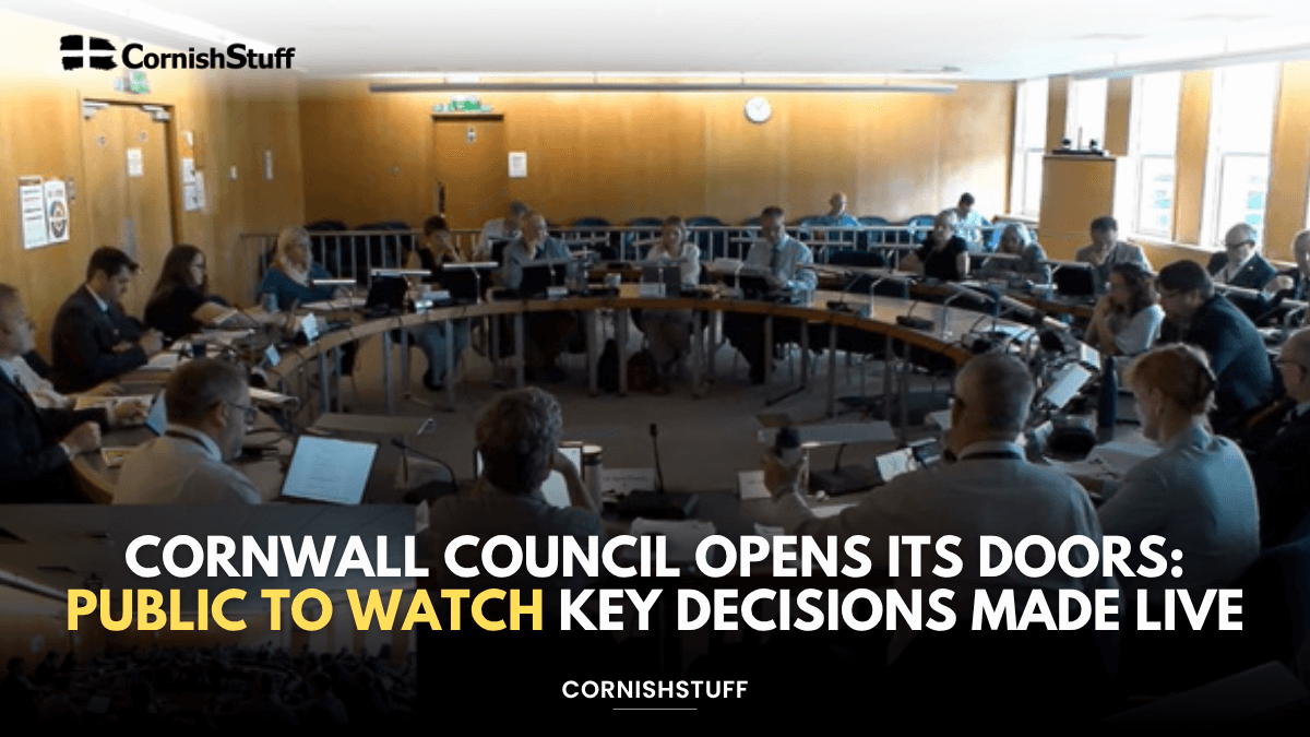 Cornwall Council Opens Its Doors: Public to Watch Key Decisions Made ...