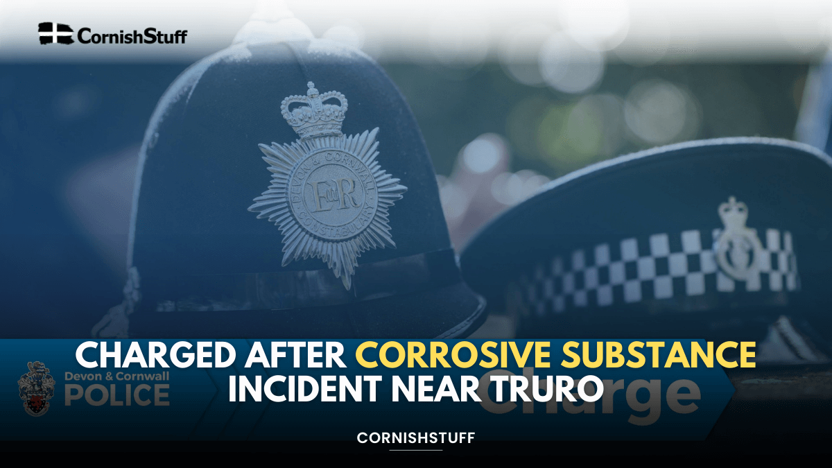 Charged After Corrosive Substance Incident Near Truro - CornishStuff
