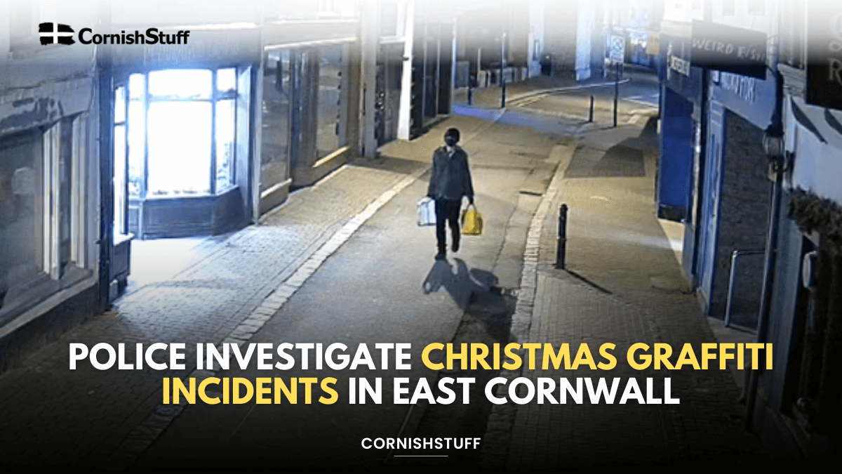 Police Investigate Christmas Graffiti Incidents in East Cornwall ...